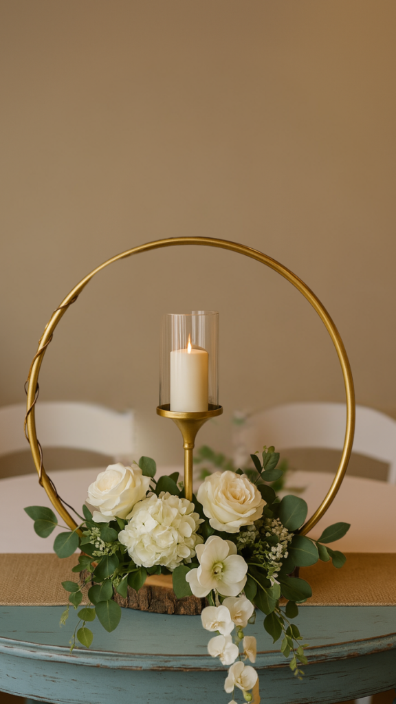 Floral Hoop Ideas - Party Wowzy