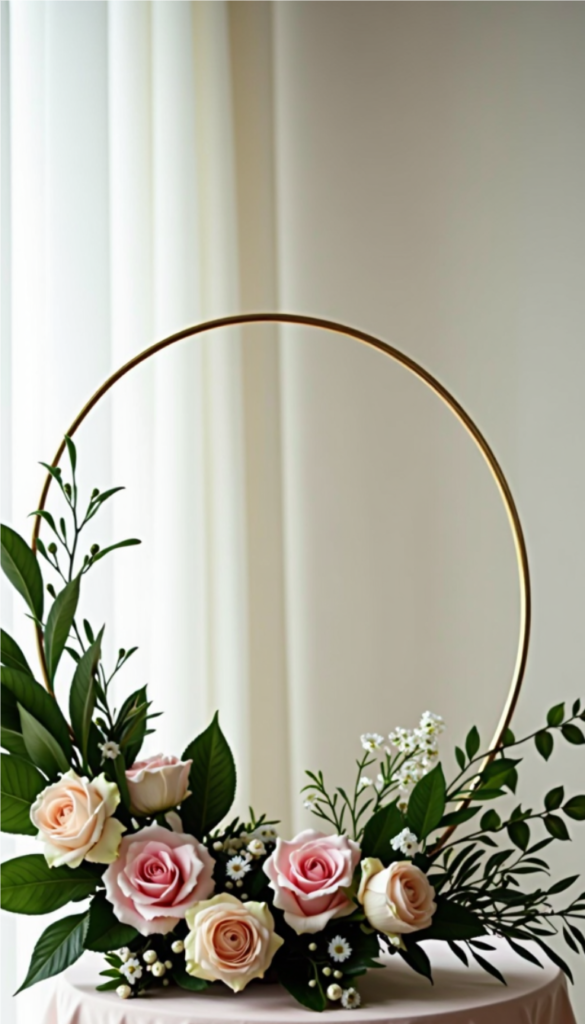 Floral Hoop Ideas - Party Wowzy